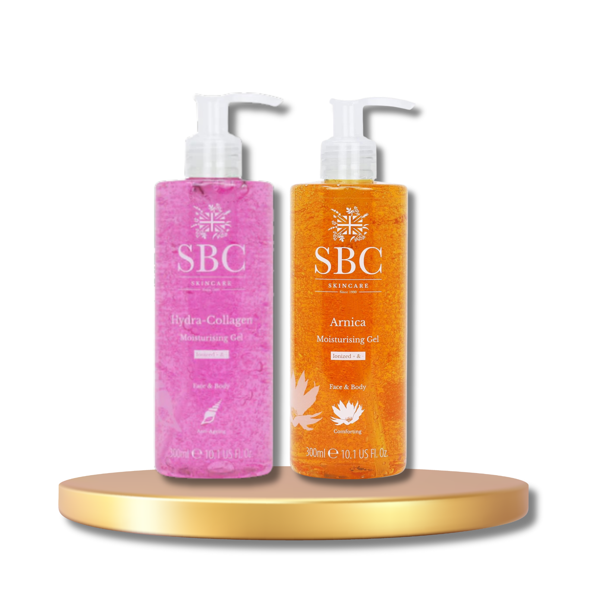 SBC Hydra-Collagen Moisturising Gel & Arnica Moisturising Gel 300ml ...
