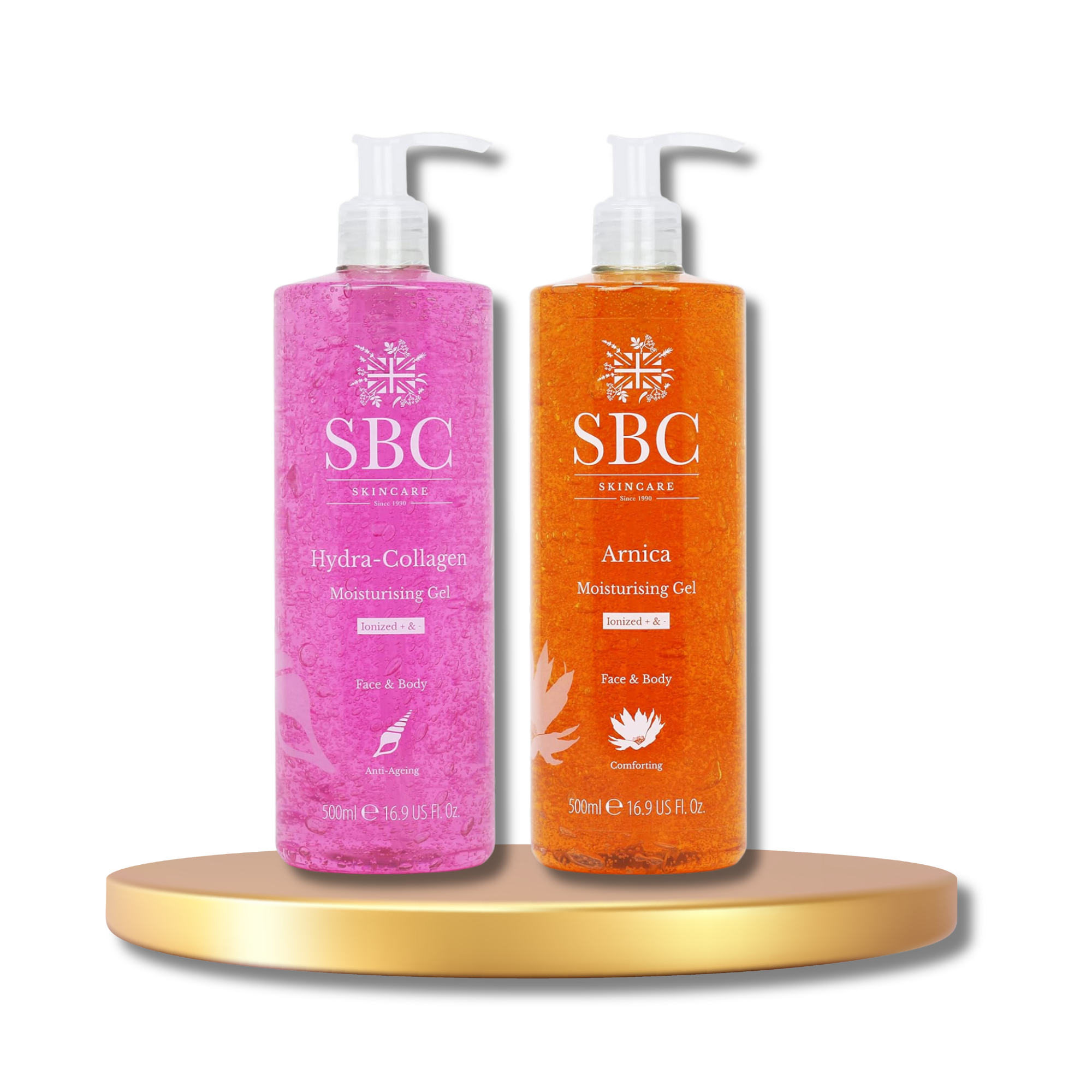 SBC Hydra-Collagen Moisturising Gel & Arnica Moisturising Gel 500ml ...